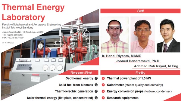 Energy Conversion Research Group » Thermal Energy Laboratory